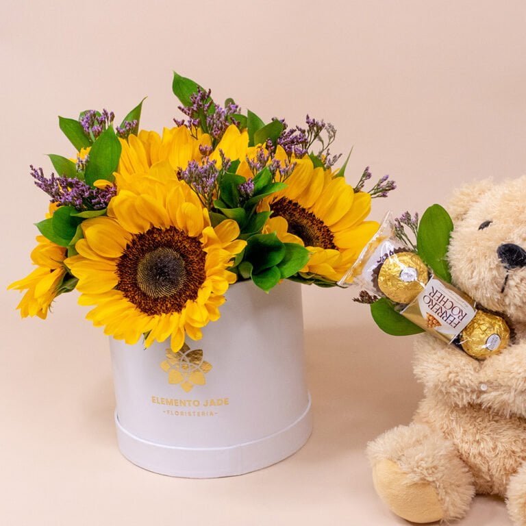 Box Sunflowers Premium - Elemento Jade